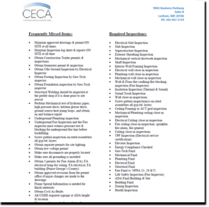 Download Forms - CECA - Construction Engineering Consulting Architect